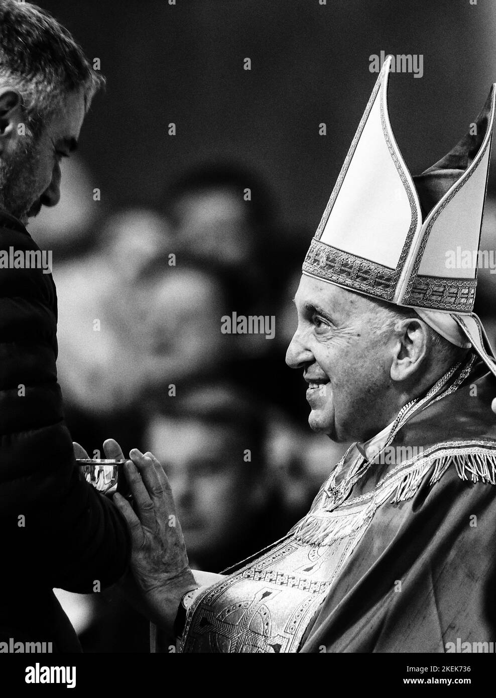 November 13 2022 - POPE FRANCIS presides mass in the occasion of the ...