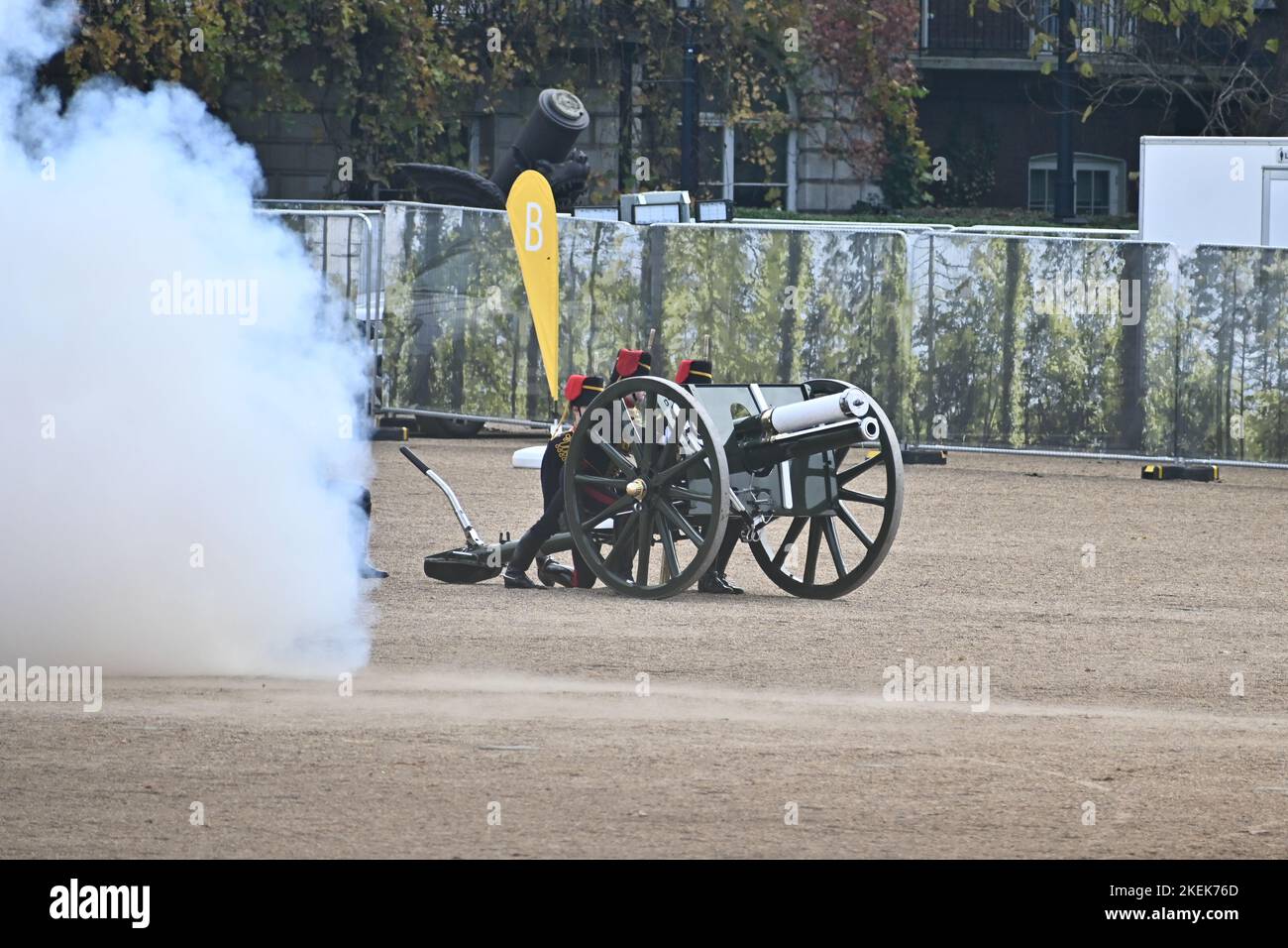 St James palace, London, UK. 13th November 2022. Royal Gun Salutes at ...