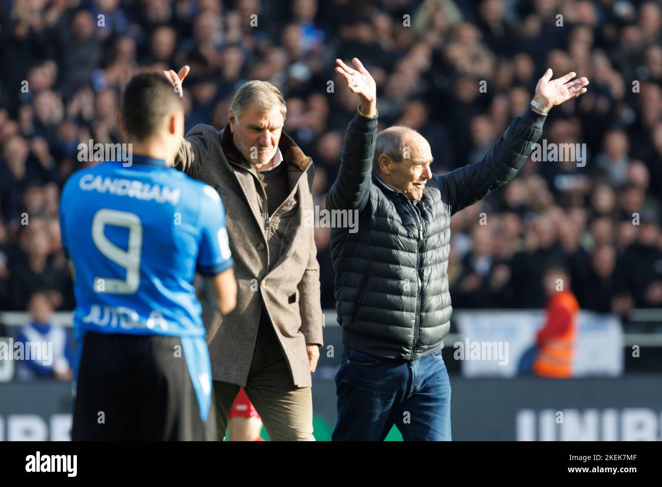 Club's former player Jan Ceulemans and Club's former player Raoul ...
