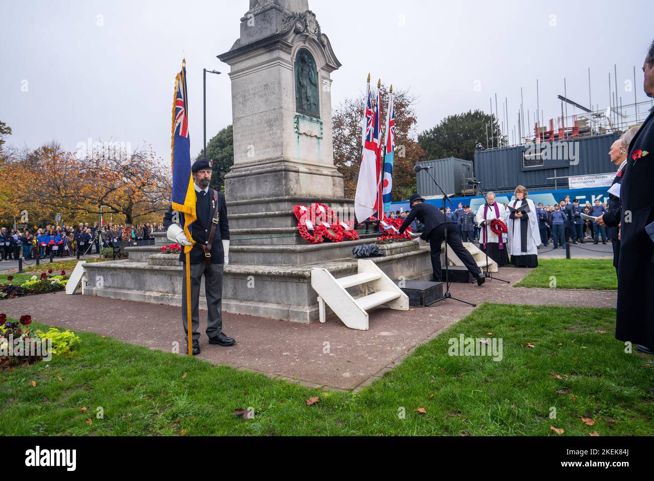 London UK. 13 November 2022. Local dignitaries and politicans take part ...