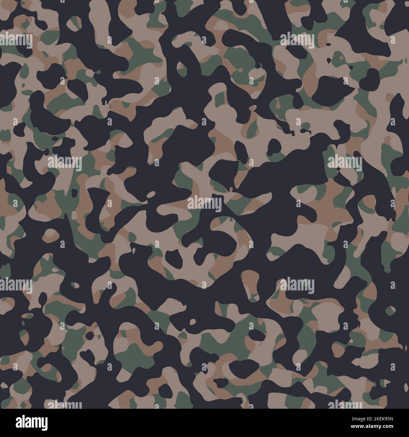 Army camouflage vector seamless pattern. Texture military camouflage ...
