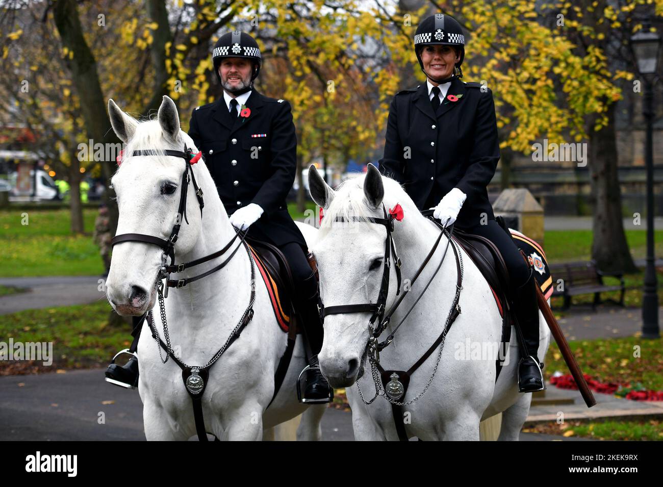 Newcastle parker and pluto from northumbria police horse division hi ...