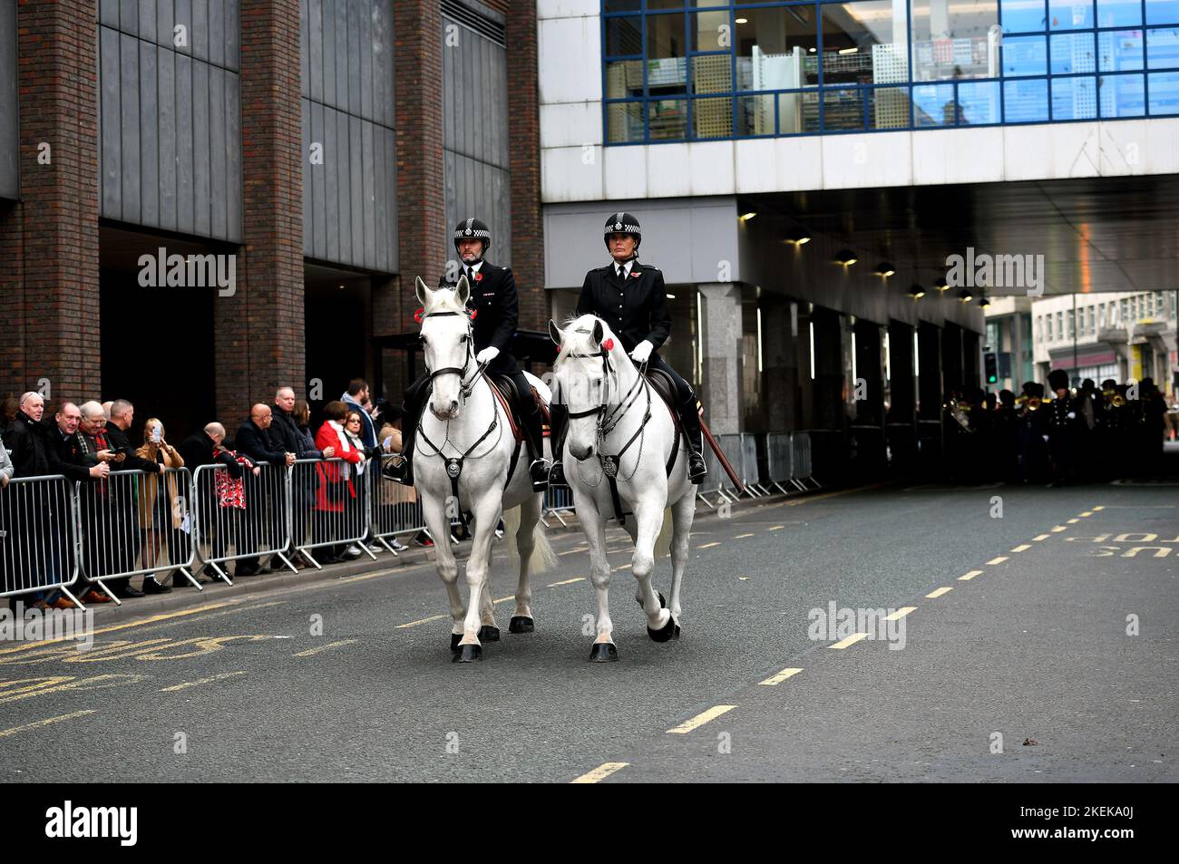 Newcastle, UK. 13th Nov, 2022. 13/11/2022 Remembrance Sunday Parade ...