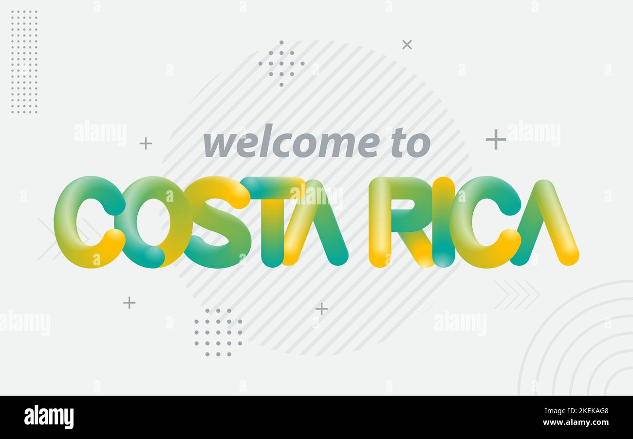 Costa rica welcome sign hi-res stock photography and images - Alamy