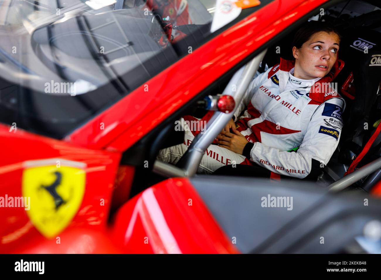 WADOUX Lilou (fra), AF Corse, Ferrari 488 GTE Evo, portrait during the ...