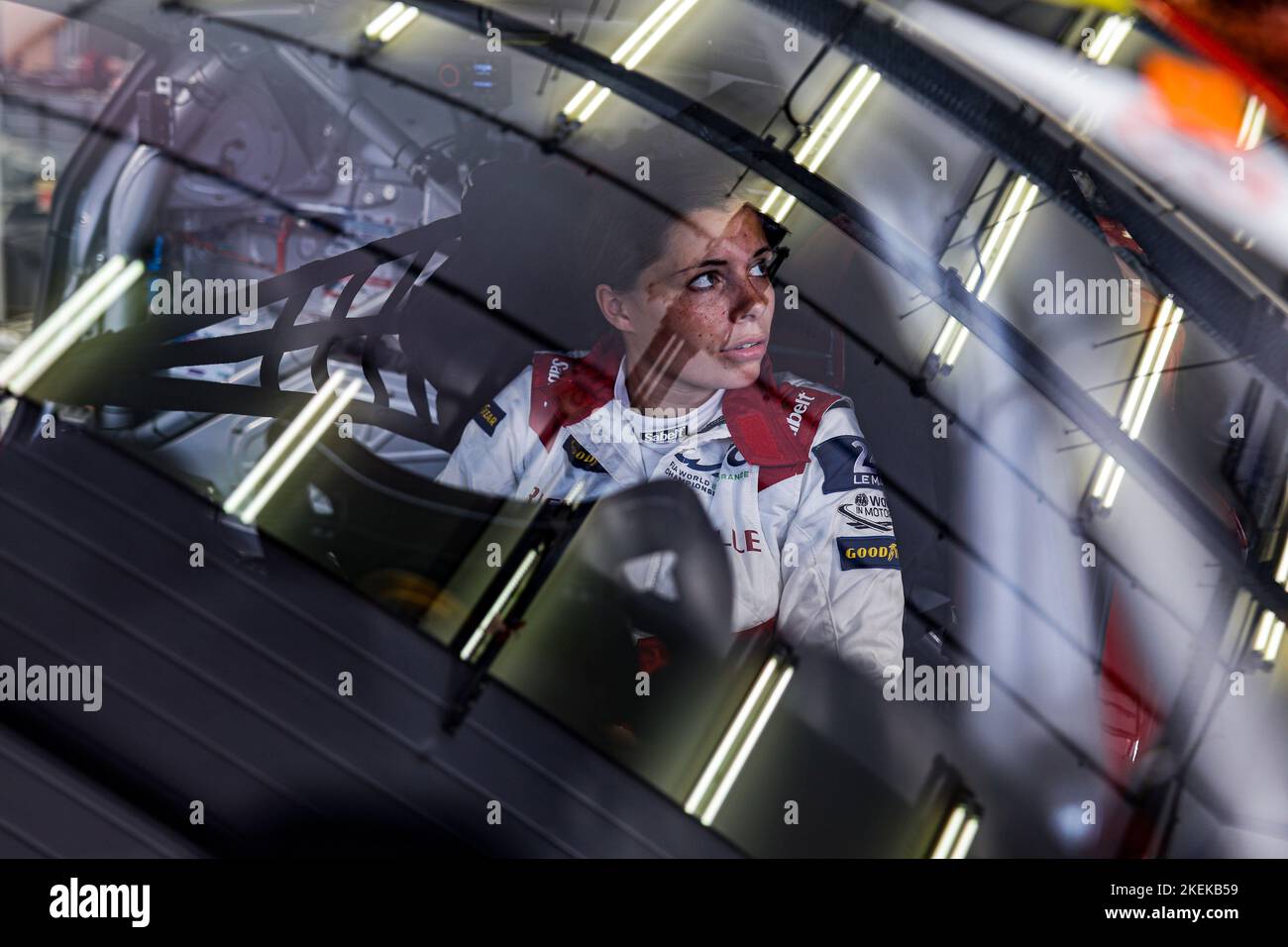 WADOUX Lilou (fra), AF Corse, Ferrari 488 GTE Evo, portrait during the ...