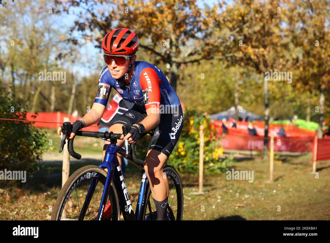 Dutch Shirin van Anrooij the women elite race at the UCI Cyclocross ...