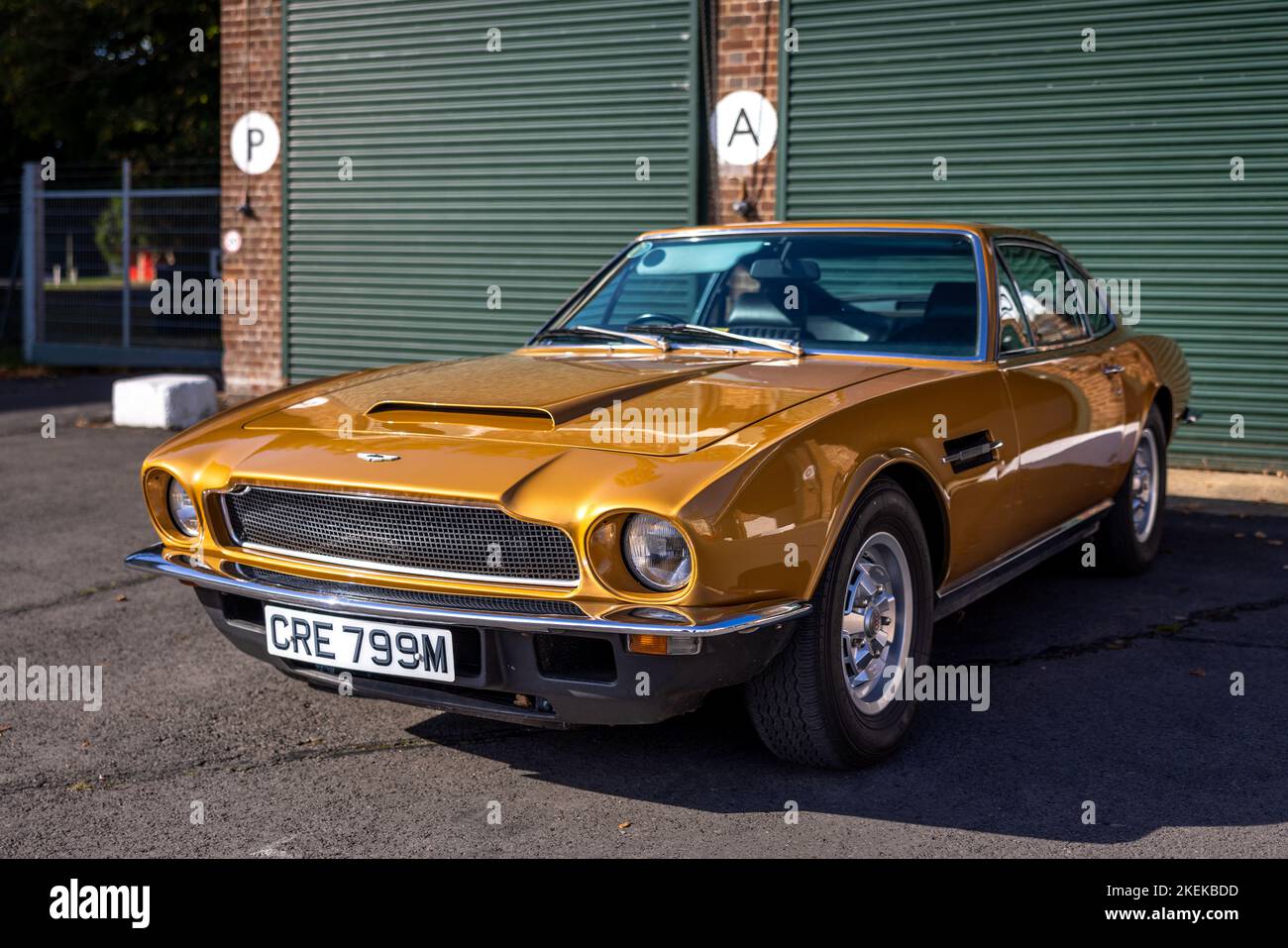 Aston Martin V8 ‘CRE 799M’ on display at the Poster Cars & Supercars ...