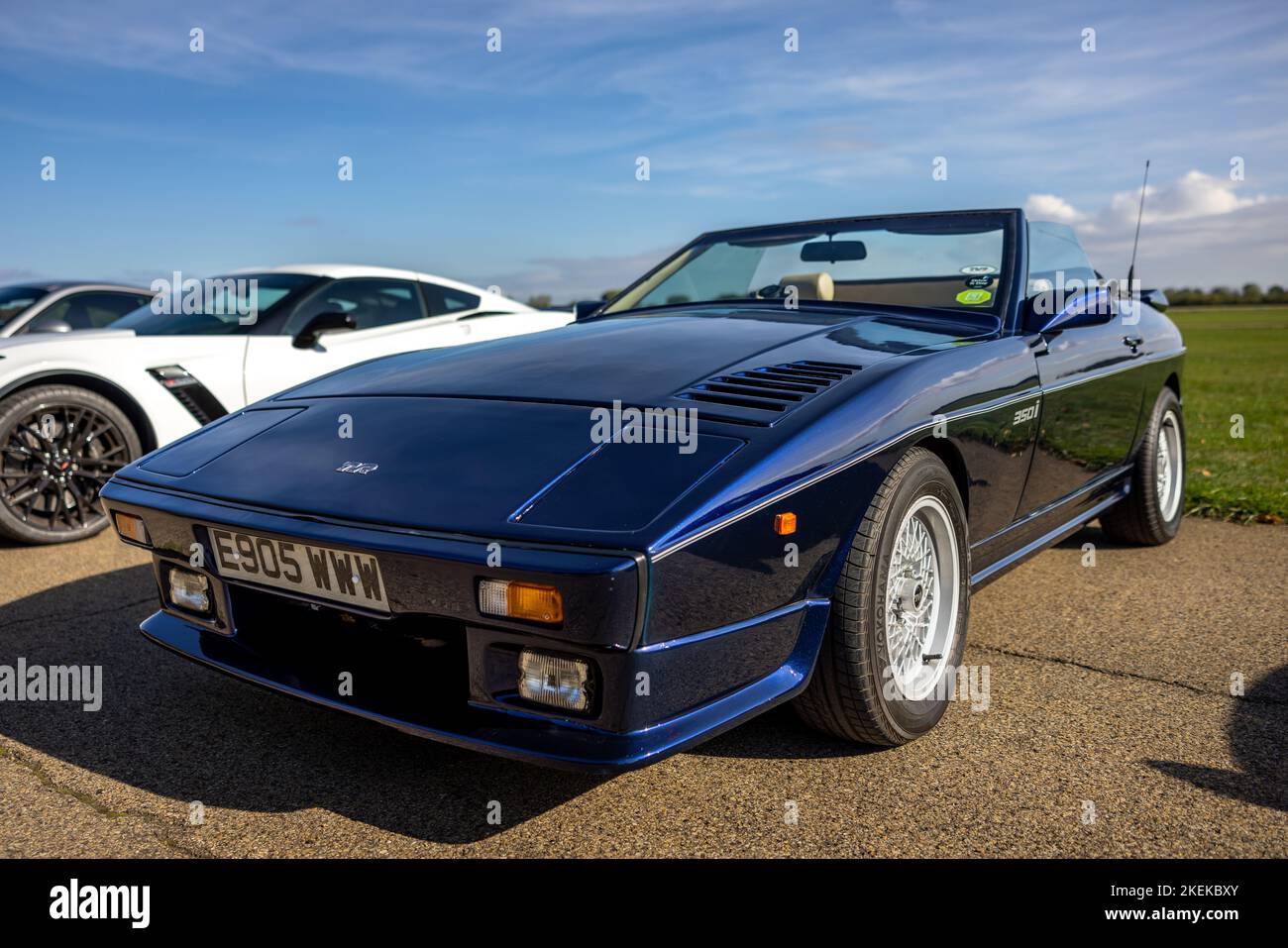 TVR 350i ‘E905 WWW’ on display at the Poster Cars & Supercars Assembly ...