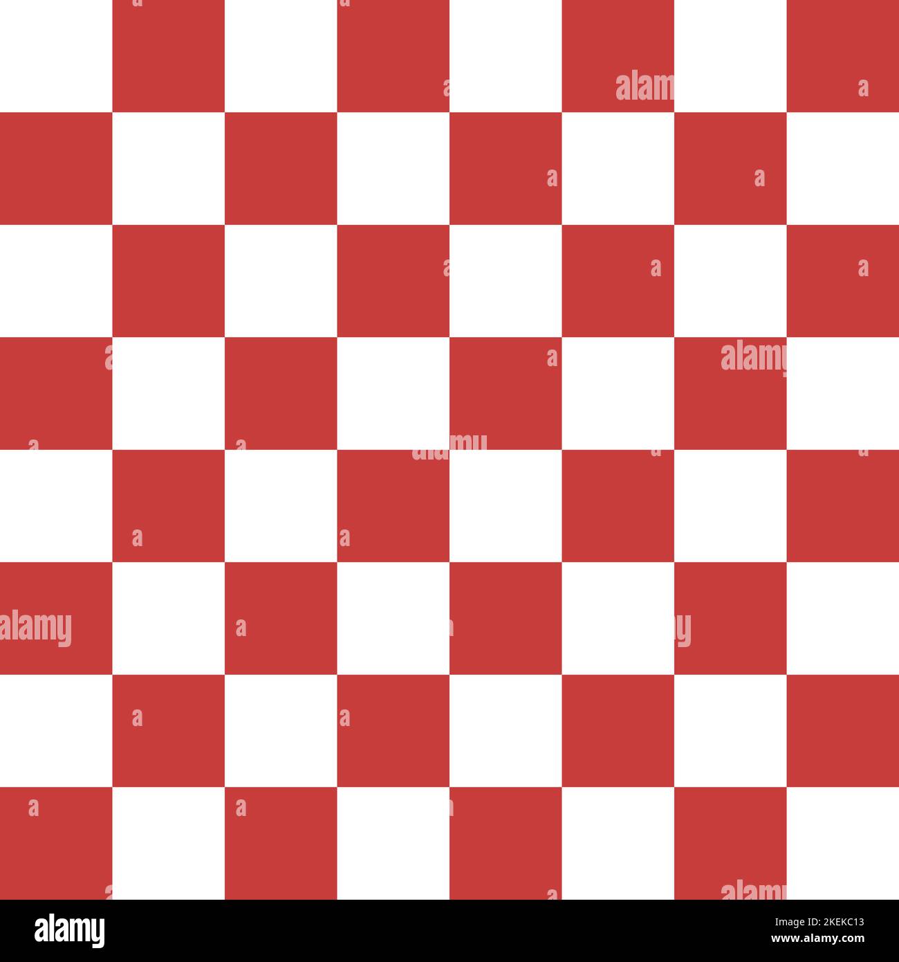 Seamless red and white square grid for background, chess grid Stock ...
