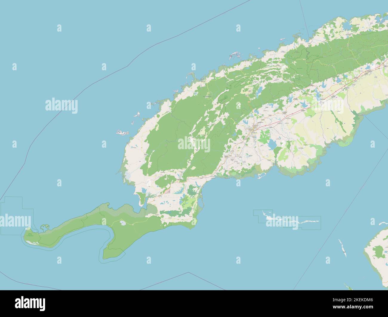 Pinar del rio cuba map hi-res stock photography and images - Alamy