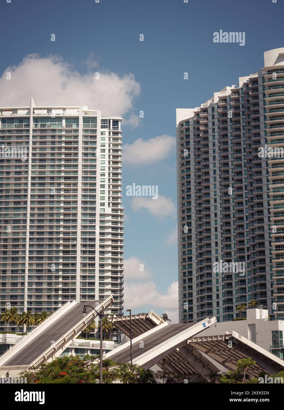 Two apartment buildings face each other Stock Photo - Alamy