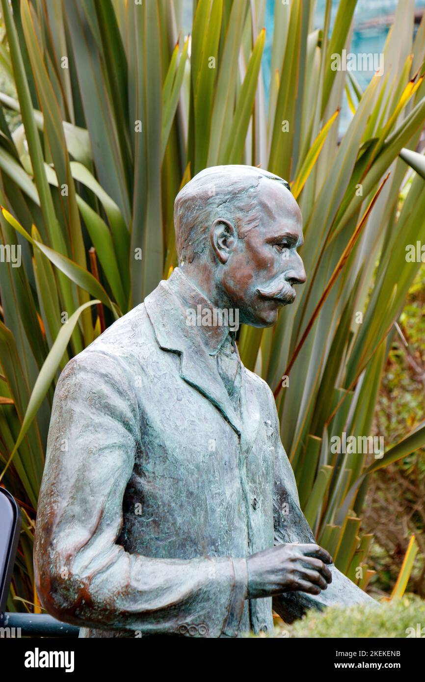 bronze statue sculpture by Rose garrard of the Worcester composer Sir ...