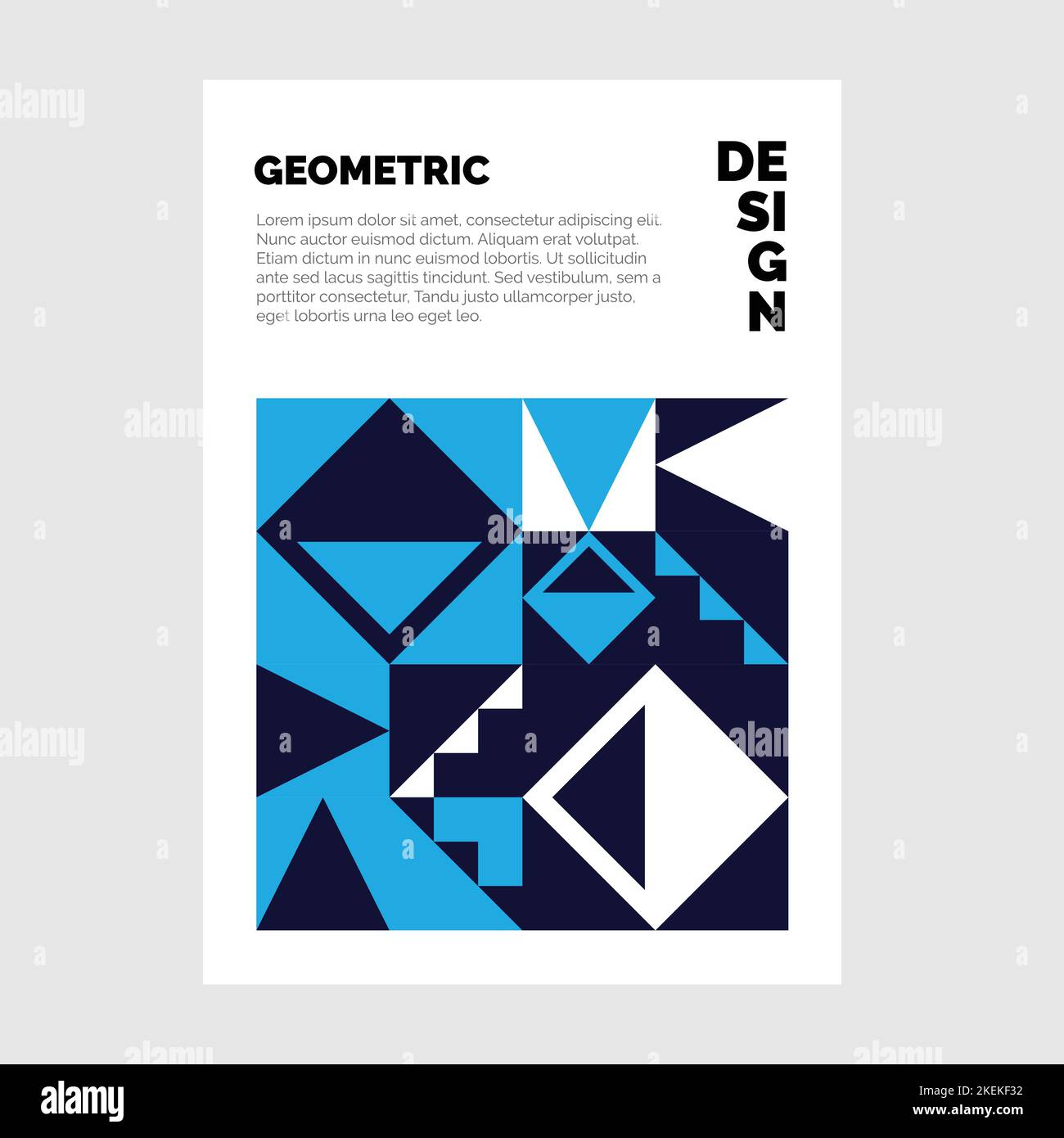 Colorful geometric Brochure background vector illustration Stock Vector ...