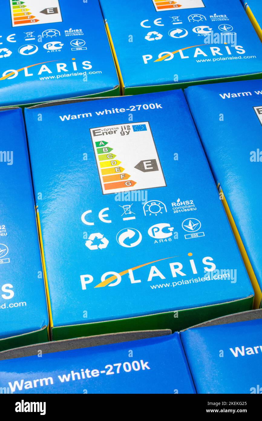 Old light bulb packaging hi-res stock photography and images - Alamy