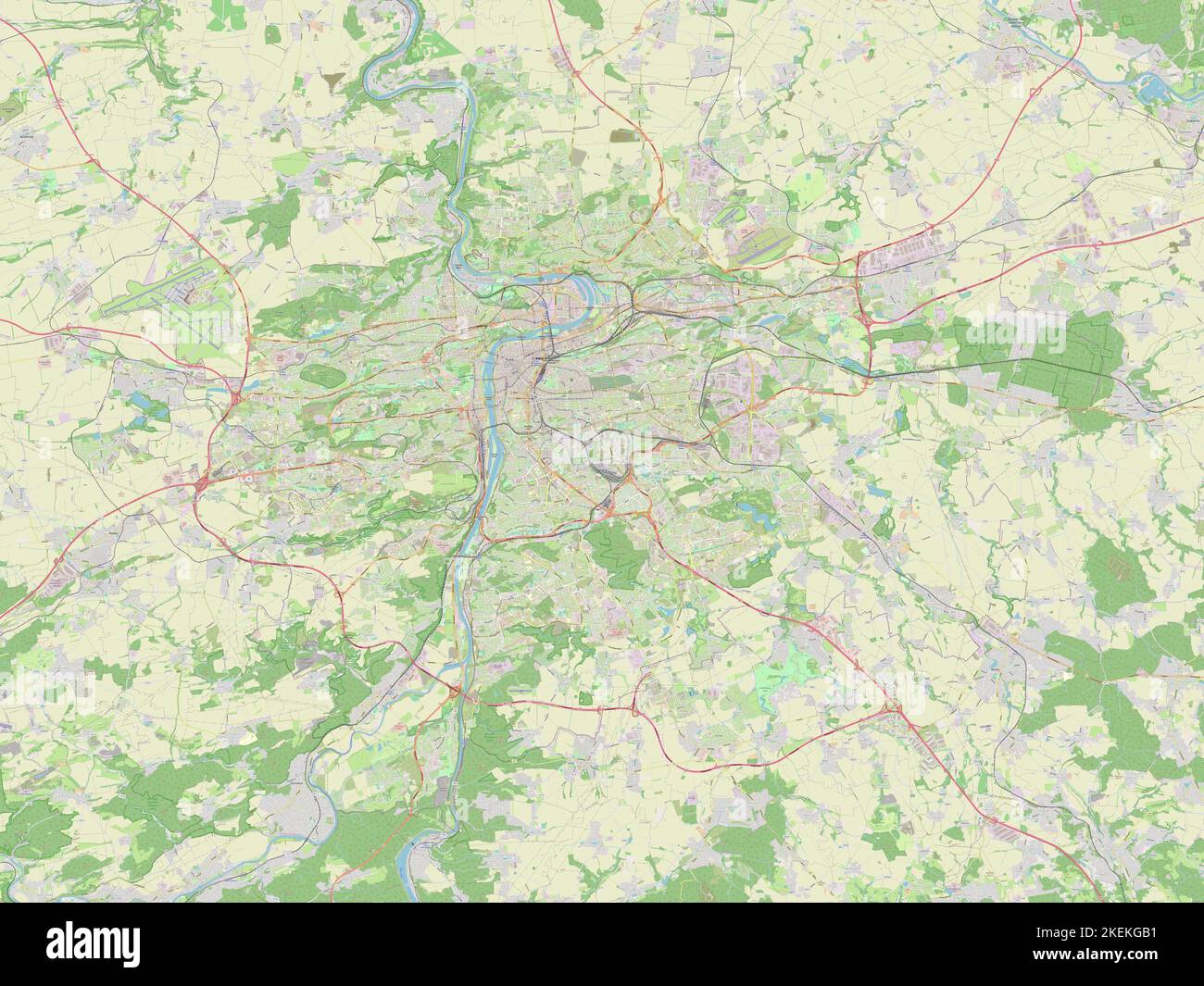 Czech republic map zoom border hi-res stock photography and images - Alamy