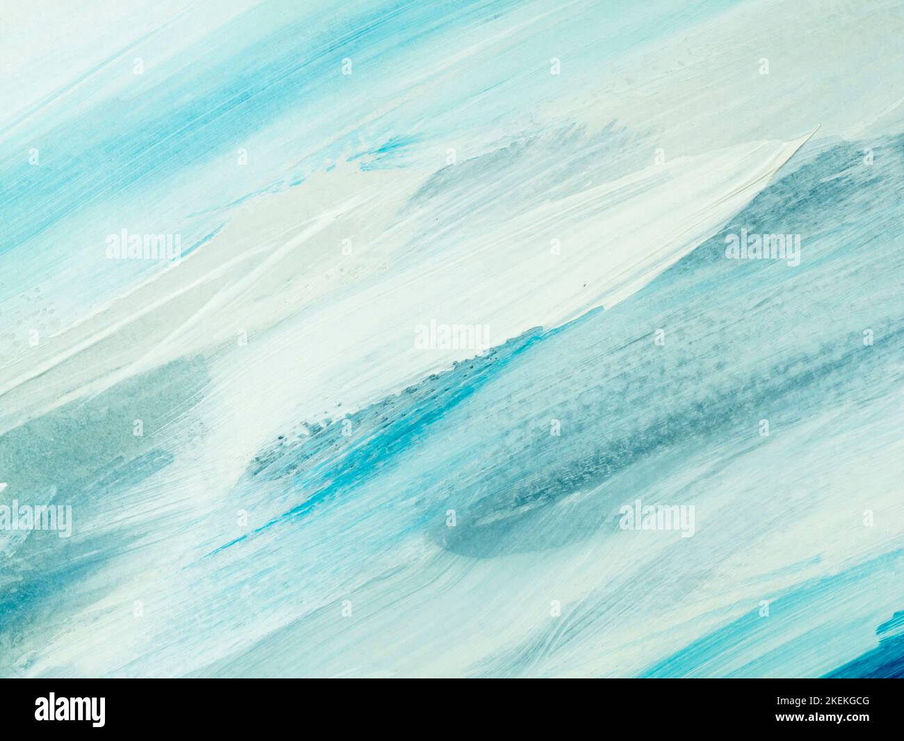 Blue brush texture, art creative abstract hand painted background ...