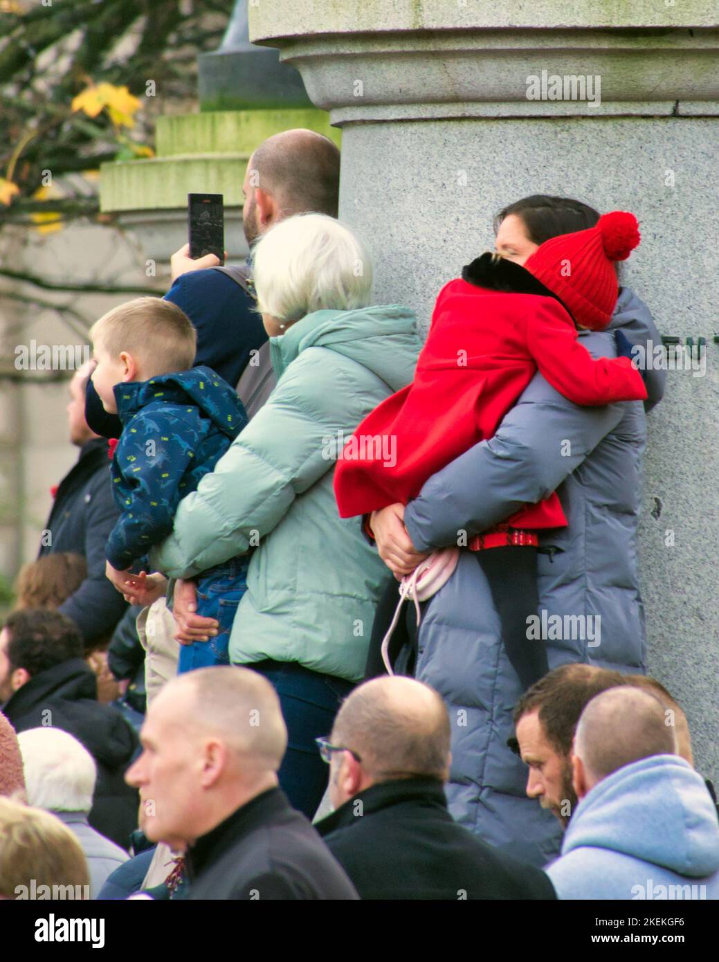Glasgow, Scotland, UK 13th November, 2022. Armistice Sunday scenes in ...