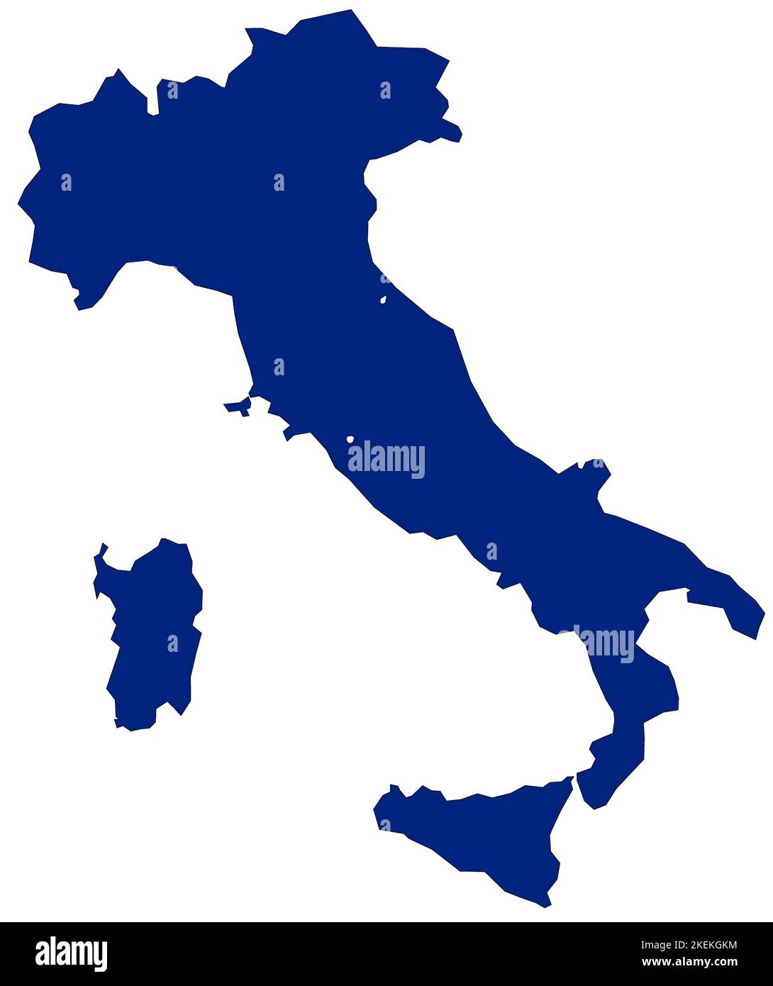 Italy italian flag map Cut Out Stock Images & Pictures - Alamy