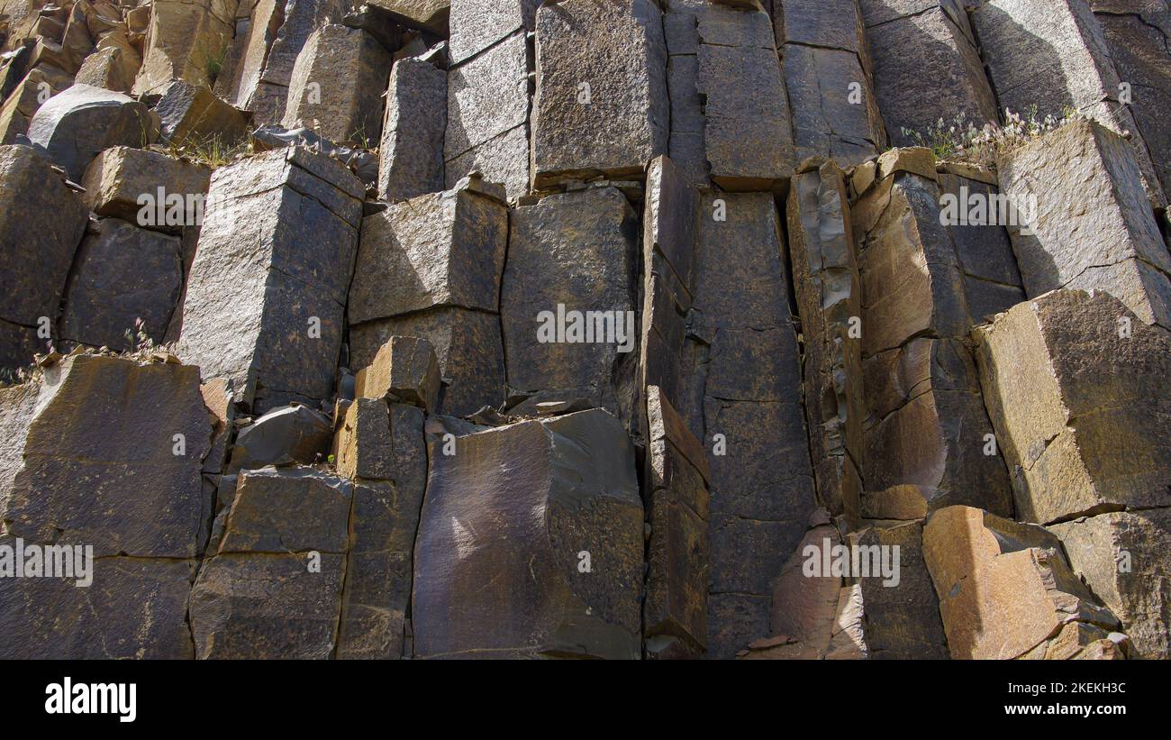 Background from natural material of basalt stones Stock Photo - Alamy