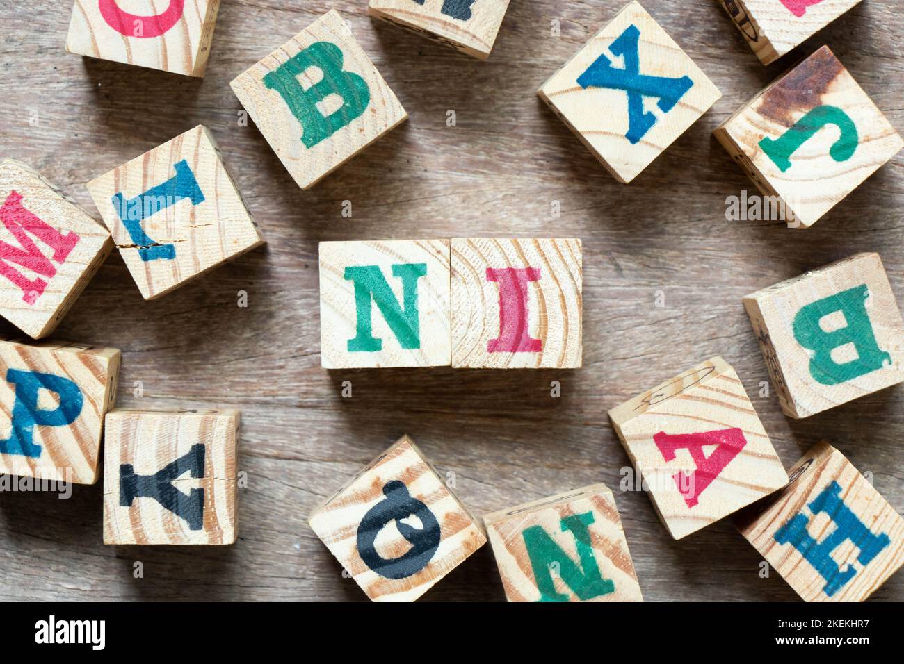 Alphabet letter block in word NI (Abbreviation of net income, no idea ...