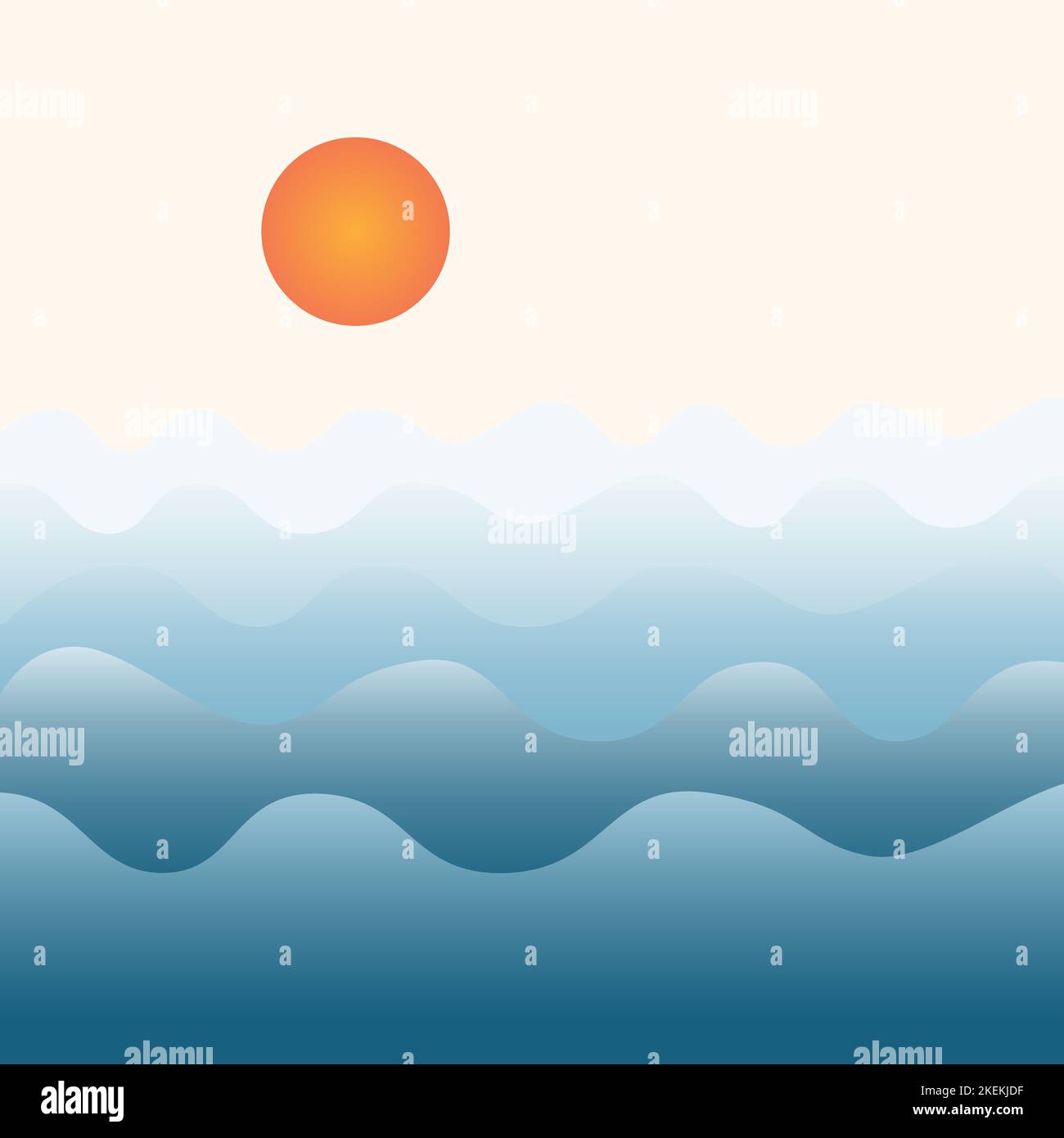 Daylight water Stock Vector Images - Alamy