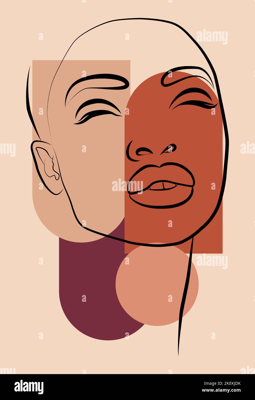 Womens model Stock Vector Images - Alamy