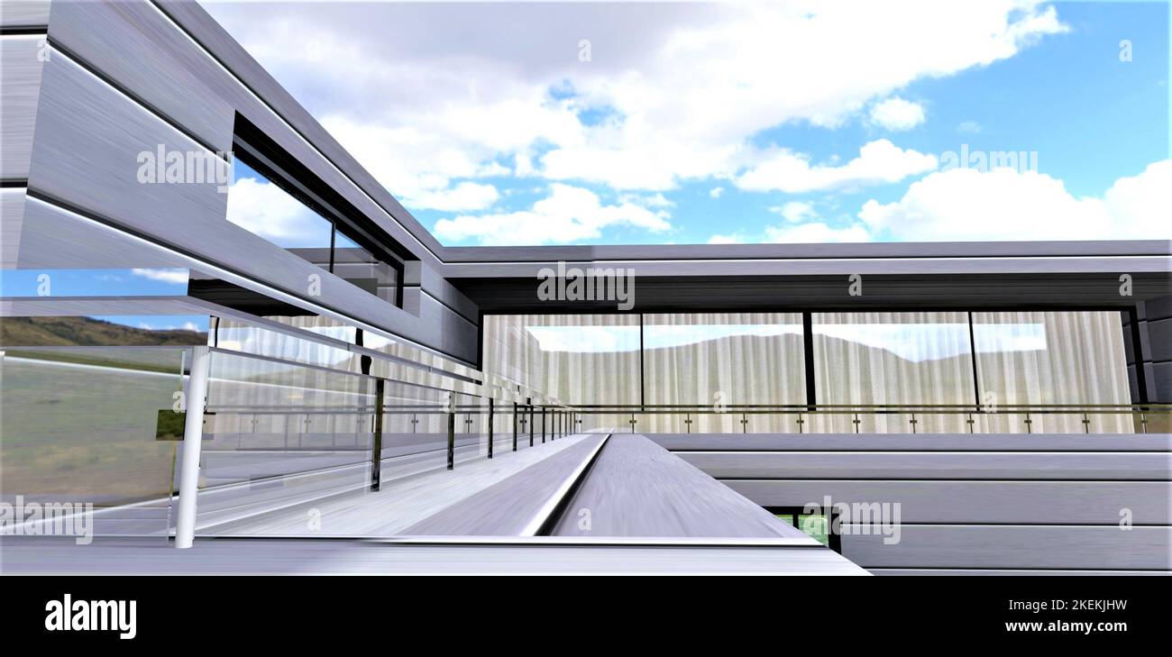 Aluminium covering of the facade panels with energy-efficient filling ...