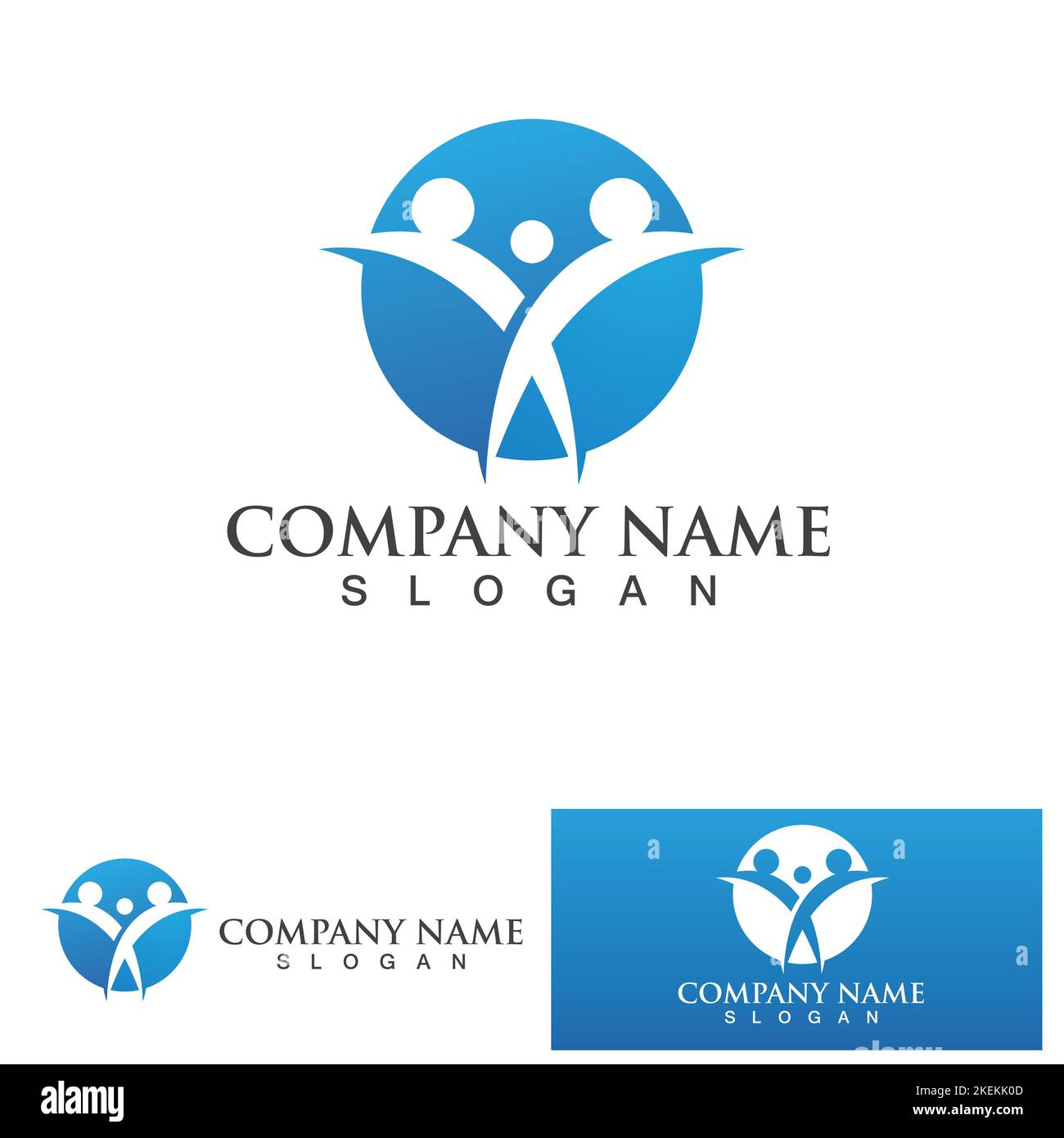Health People Logo Vector illustration Design Template Stock Vector ...