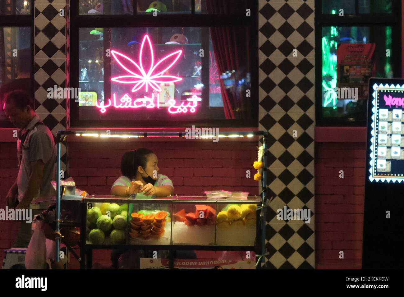 Large Cannabis shop/store called Bangkok Wonderland on Sukhumvit Soi 5, Bangkok, Thailand Stock ...