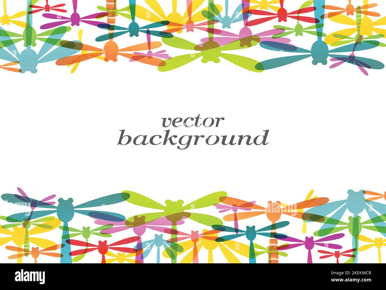 Dragonfly Design On White Background Vector Illustration Easy Editable Layered Vector