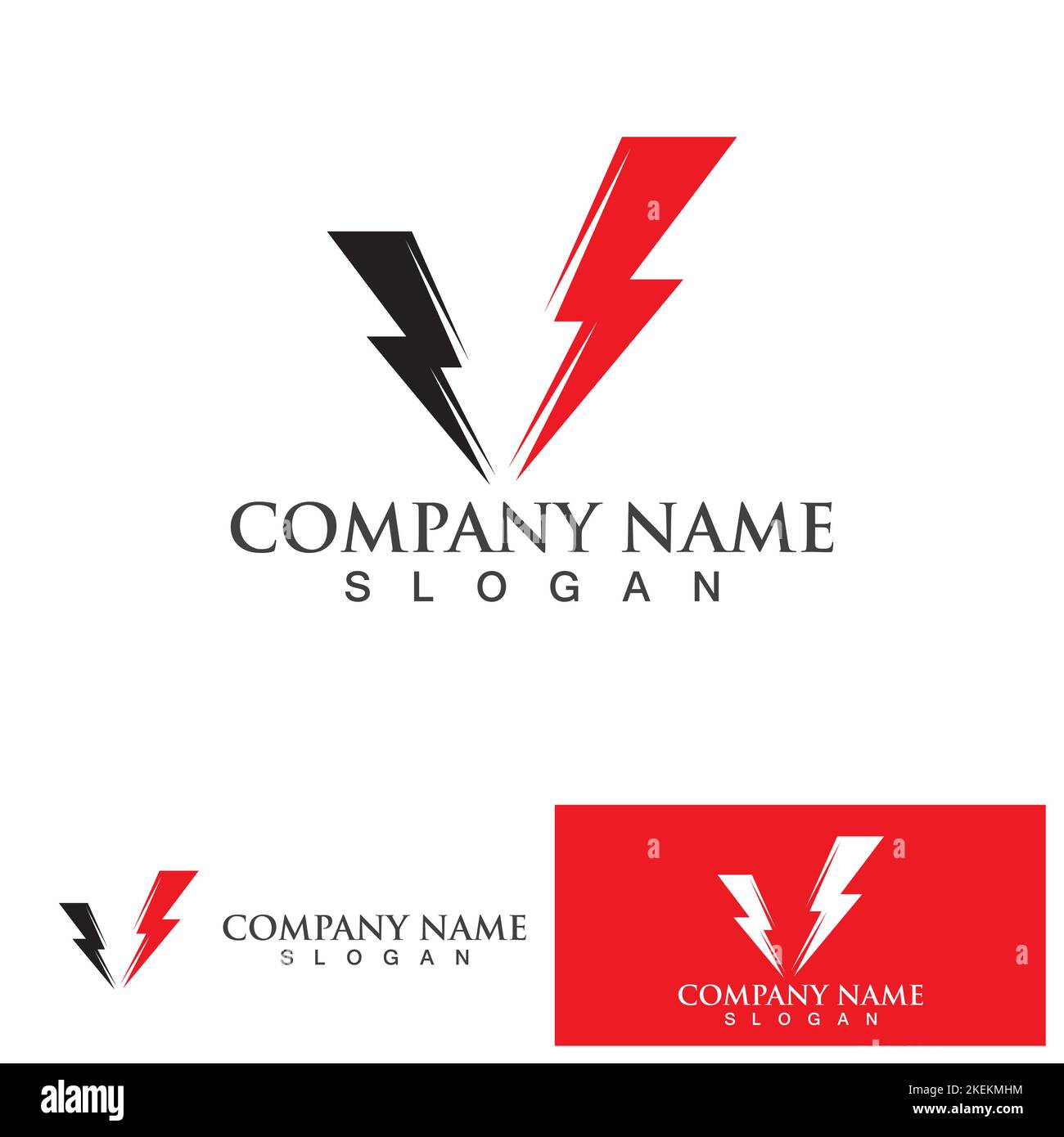 Thunderbolt logo and symbol vector Stock Vector Image & Art - Alamy