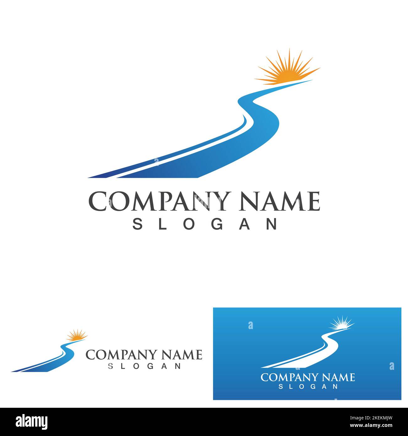 River Logo vector icon illustration design template Stock Vector Image ...
