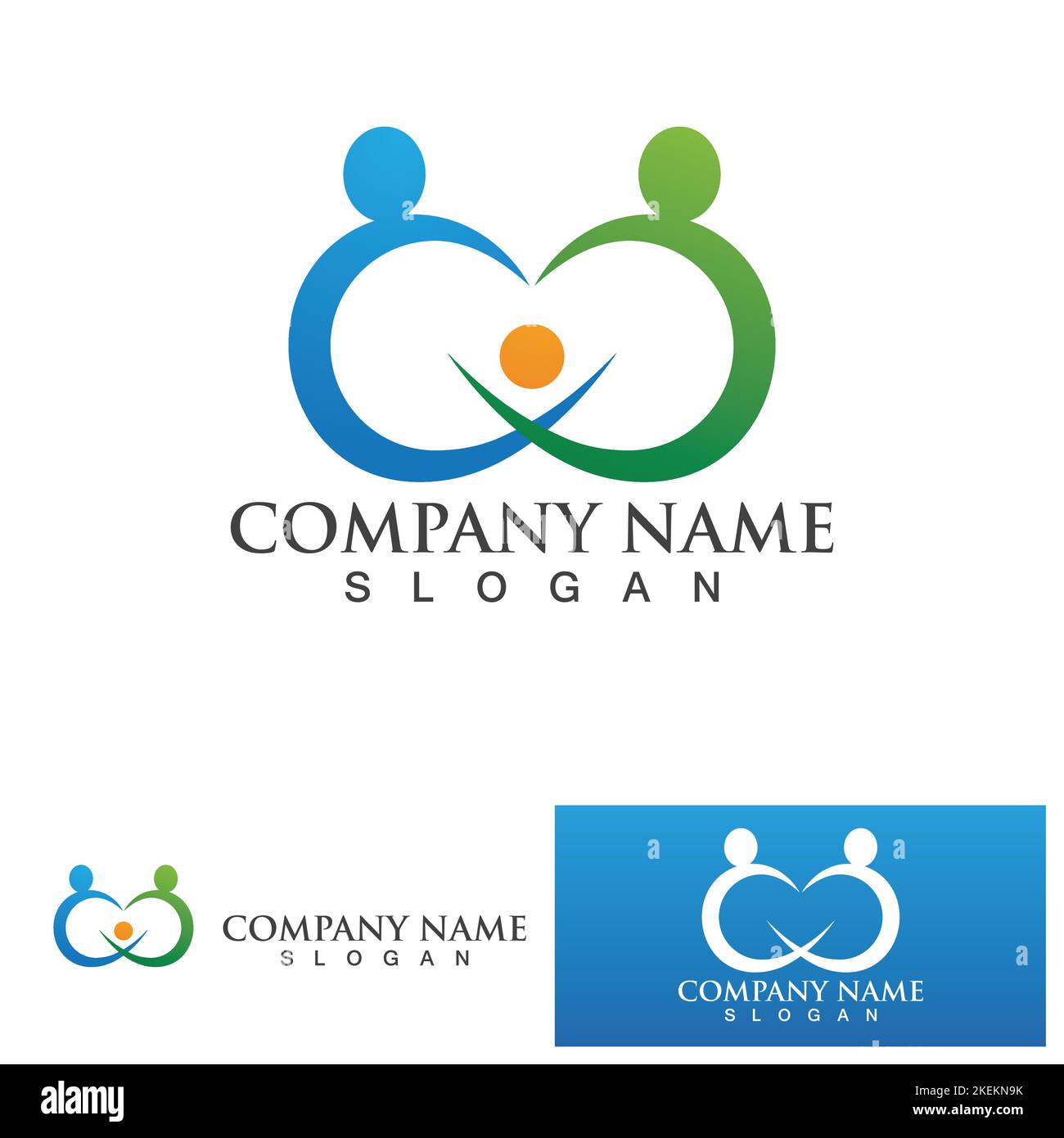 Adoption children logo and symbol health Stock Vector Image & Art - Alamy