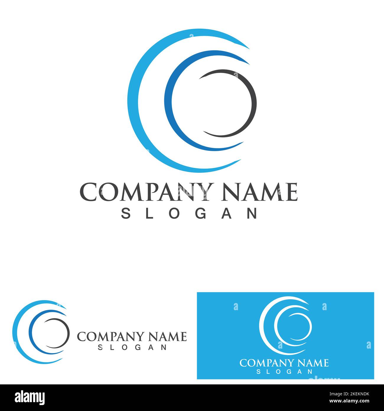 C Circle ring logo Template vector icon design Stock Vector Image & Art ...