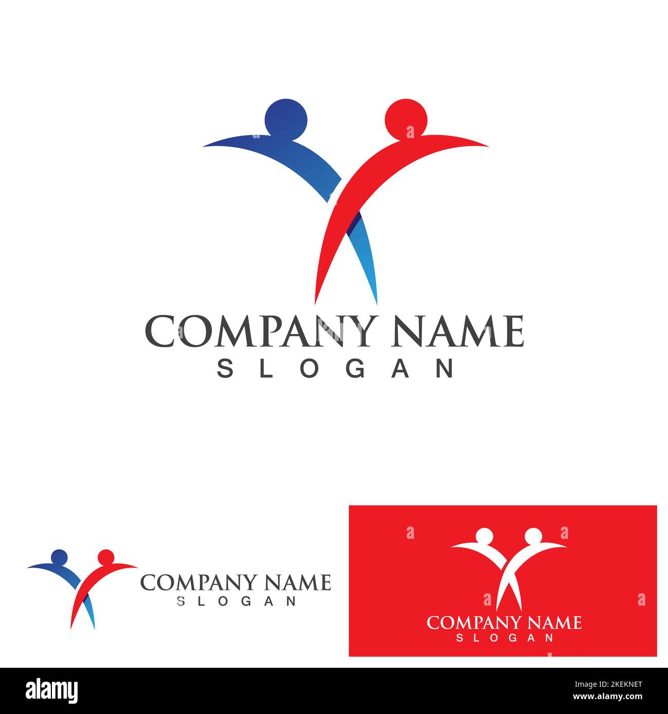 Health People Logo Vector illustration Design Template Stock Vector ...
