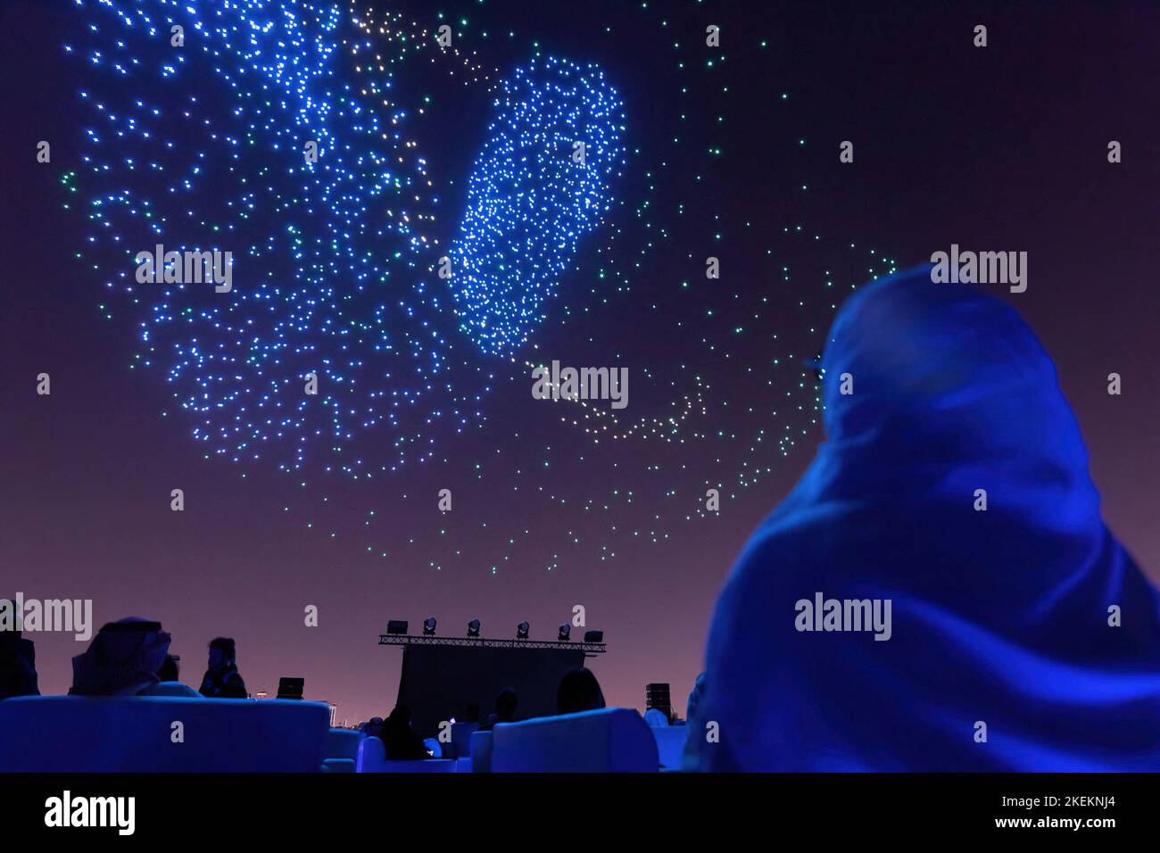 Illustrations from ‘Noor Riyadh’ festival in the Saudi capital ...