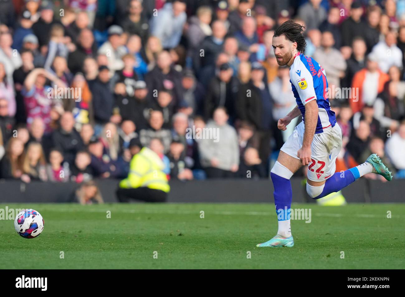 Ben Brereton D’az #22 of Blackburn Rovers during the Sky Bet ...