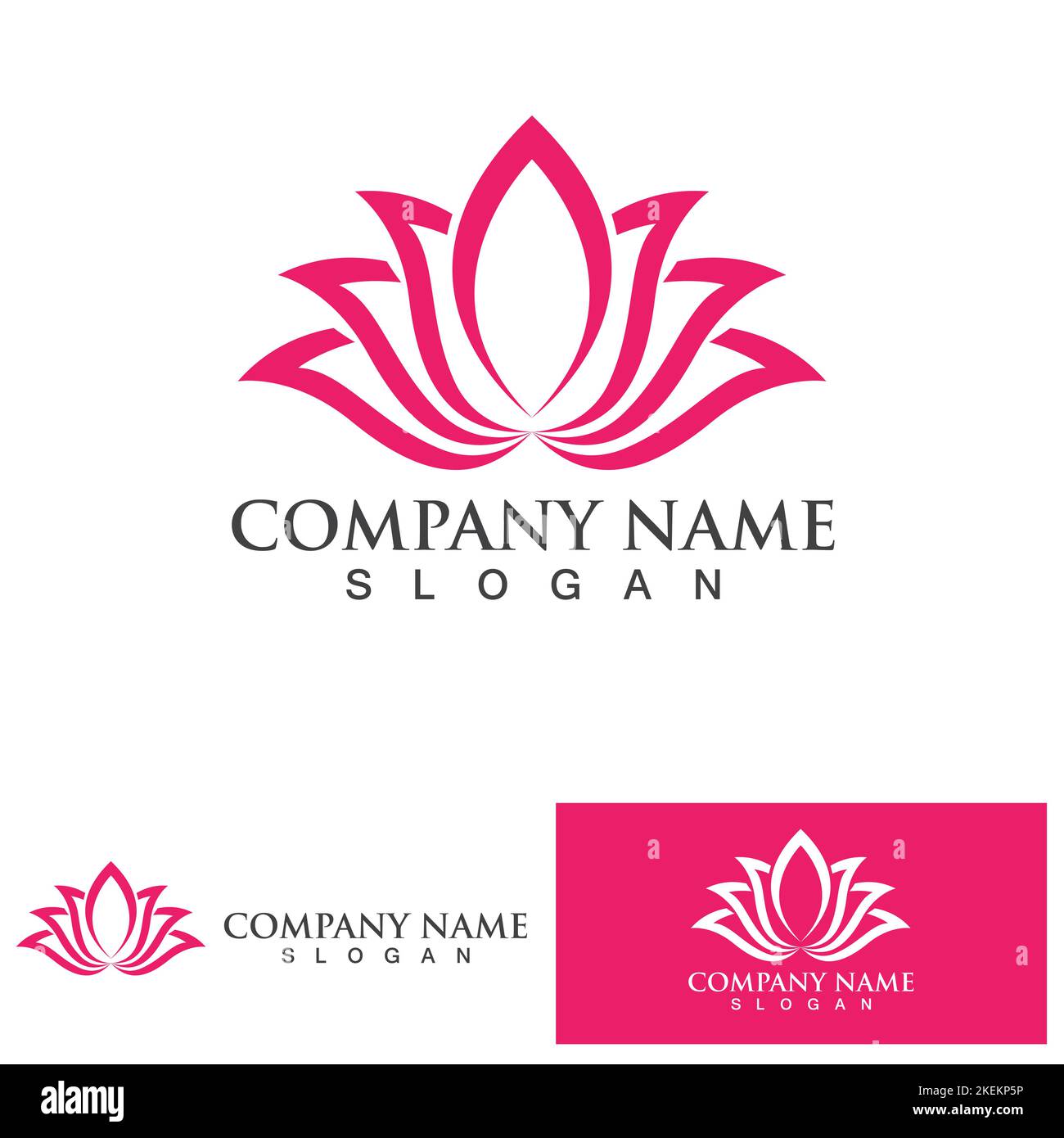 Lotus flower yoga health nature logo Stock Vector Image & Art - Alamy