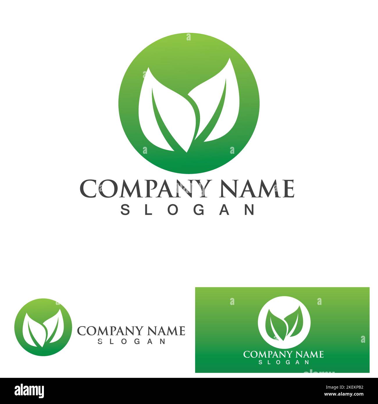 Eco Energy Vector Logo with leaf symbol. Green color with flash or ...