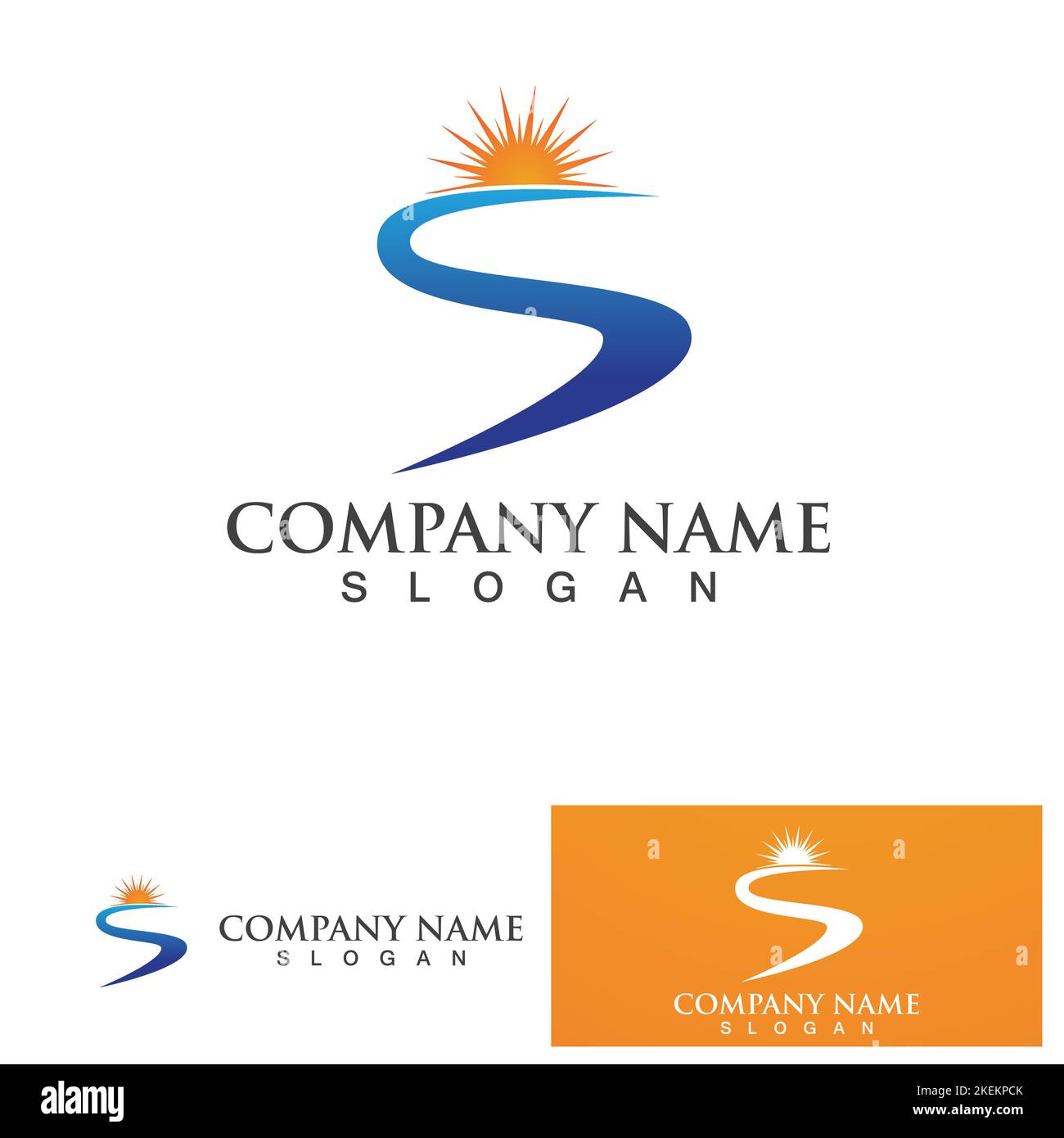 River Logo vector icon illustration design template Stock Vector Image ...