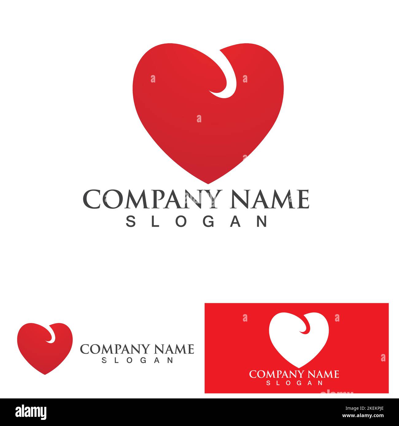 Love heart logo and symbol vector template Stock Vector Image & Art - Alamy