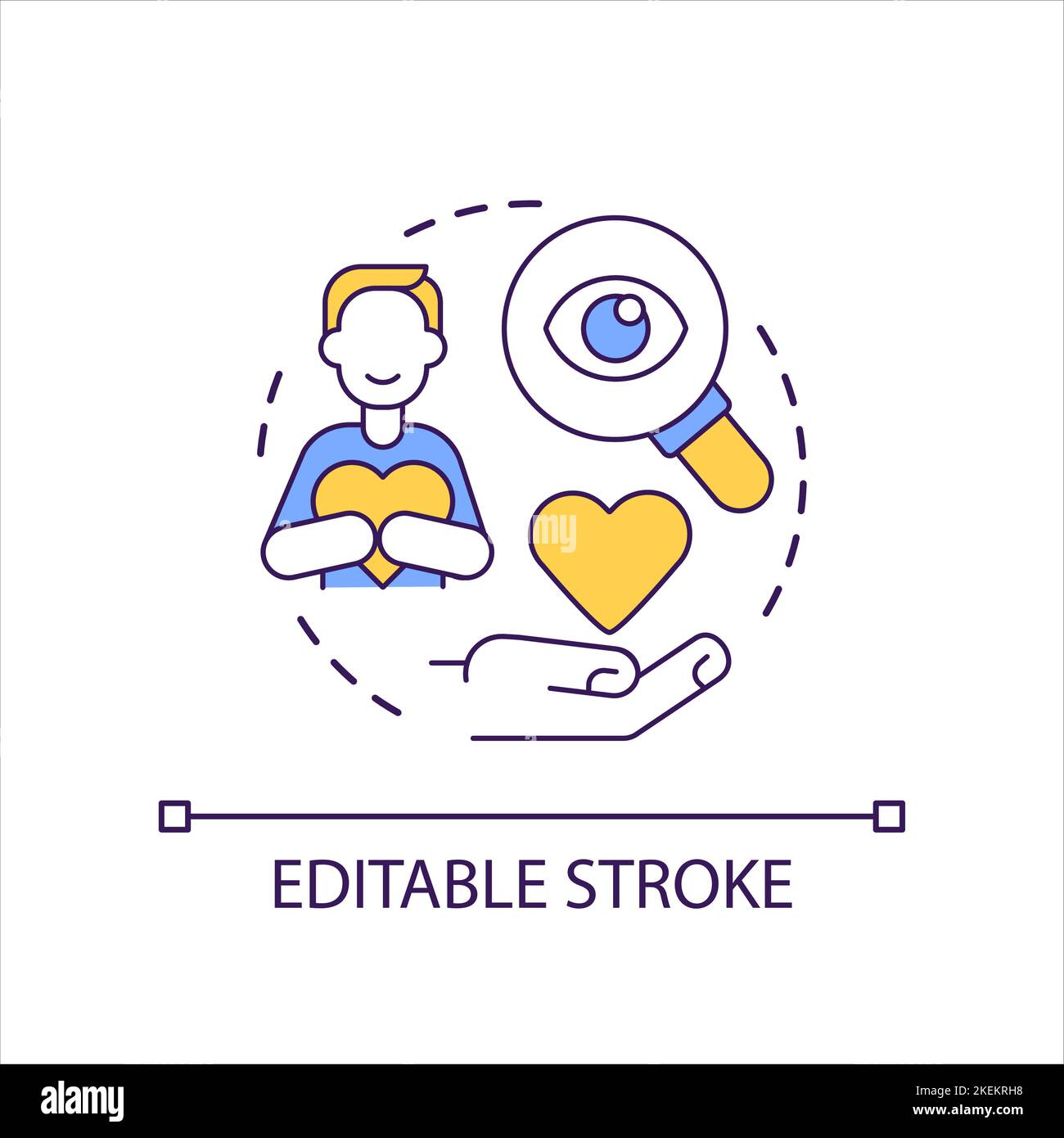 Audience positive reaction concept icon Stock Vector Image & Art - Alamy