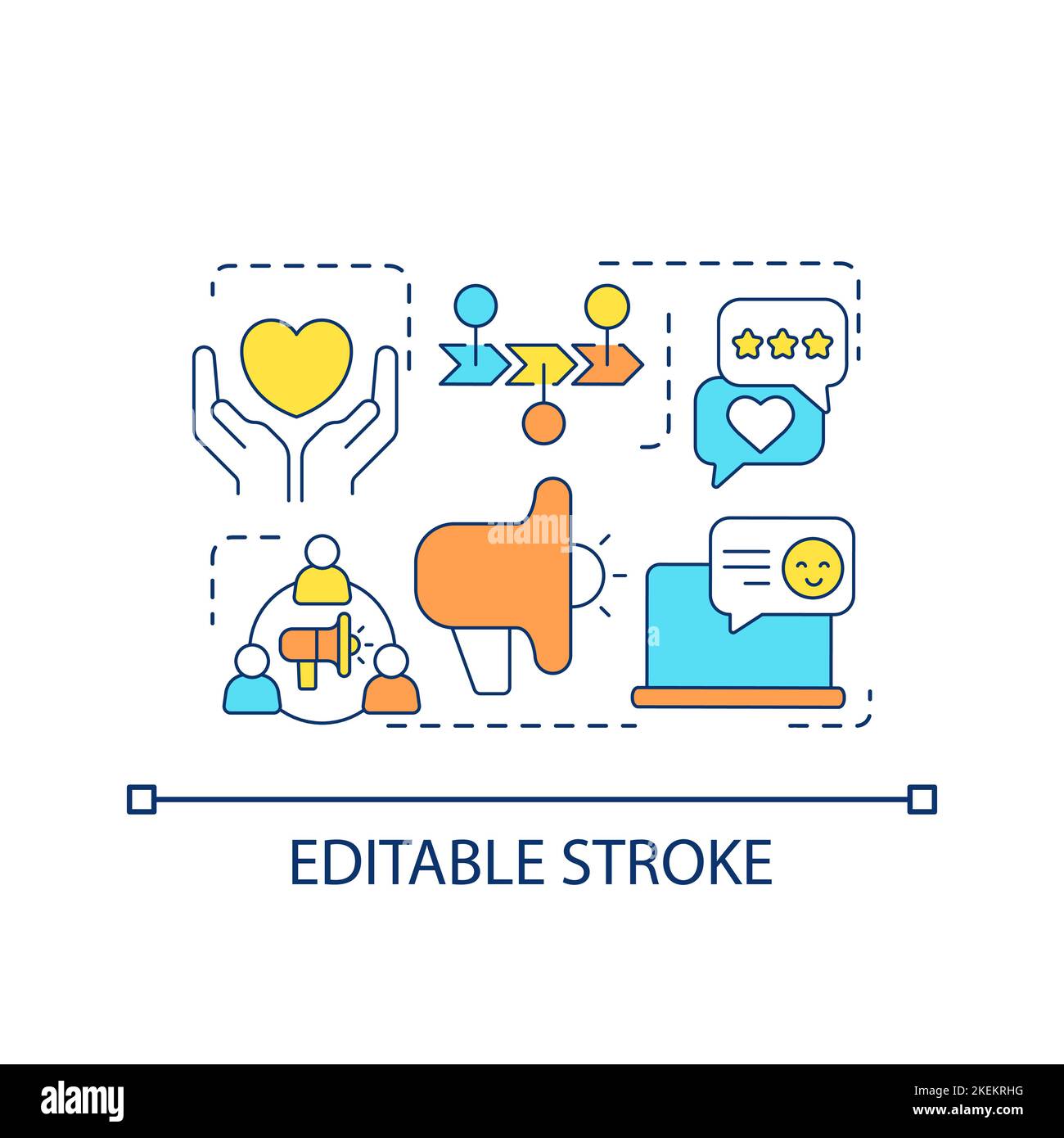 Social media involvement concept icon Stock Vector Image & Art - Alamy Social media involvement concept icon Stock Vector Image & Art - Alamy