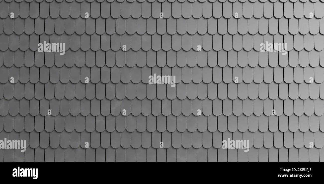 3d illustration of roof metal texture in interior and architecture ...