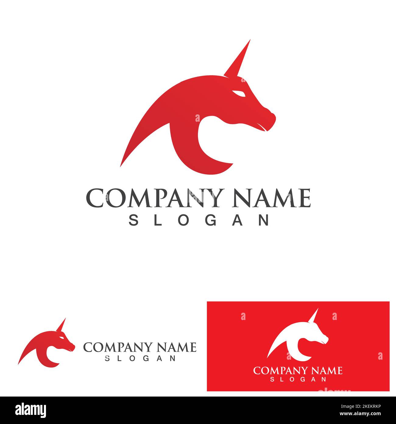 Horse Logo Template Vector illustration design Stock Vector Image & Art ...