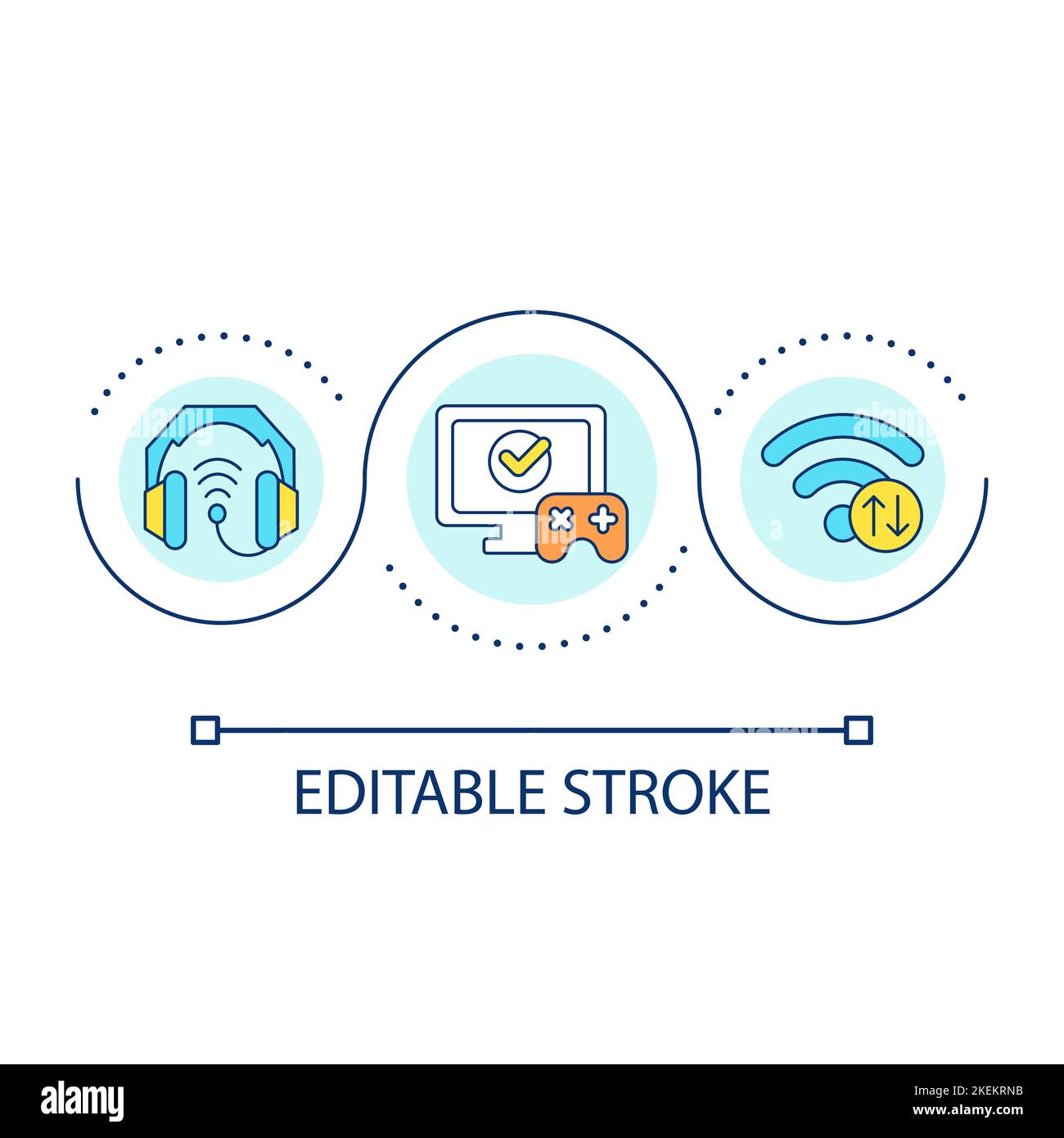 Powerful image of connection Stock Vector Images - Alamy