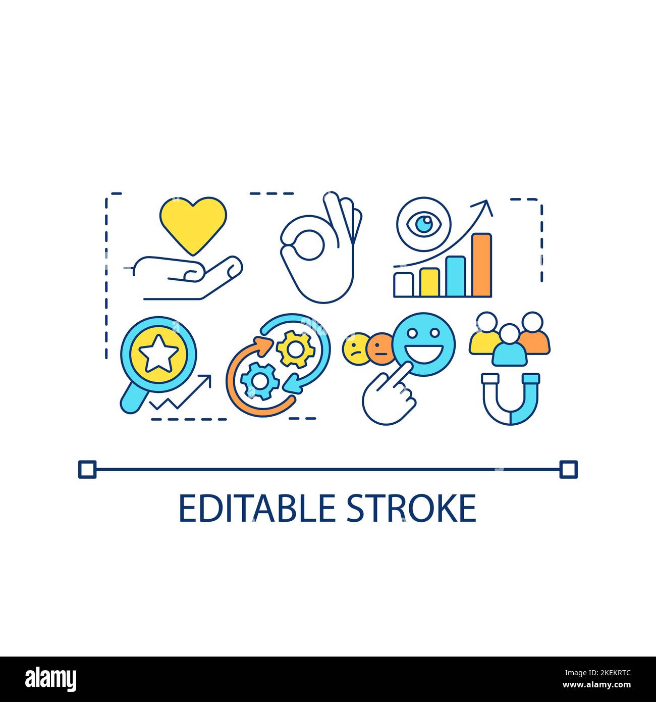 Improve user experience concept icon Stock Vector Image & Art - Alamy