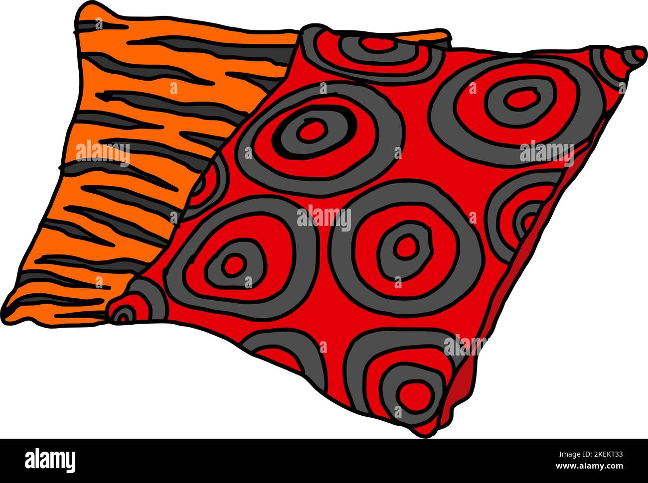 Pile of Pillows Vector : Cozy Comfort in Digital Design Stock Vector ...