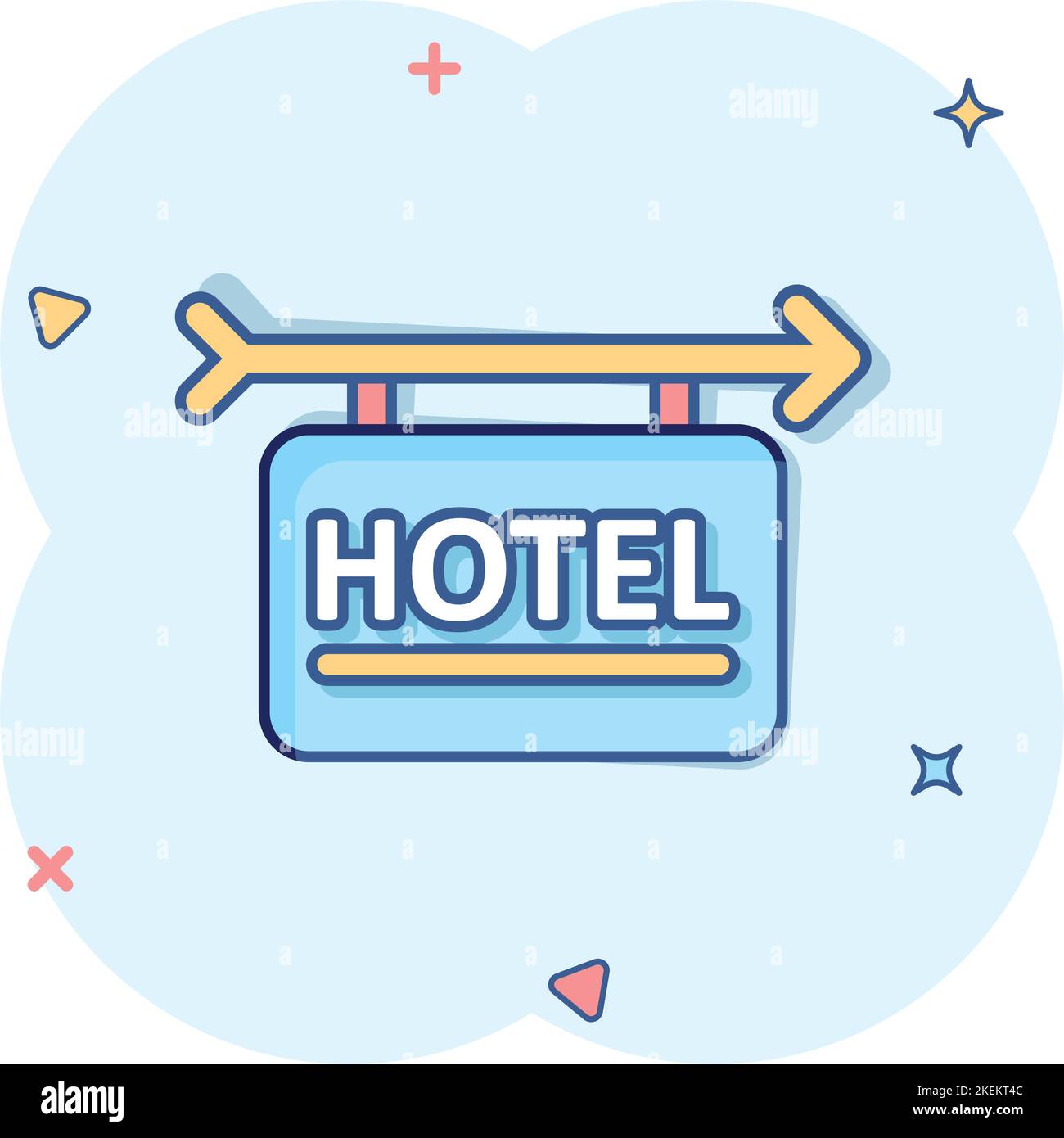 Hotel sign Stock Vector Images - Alamy